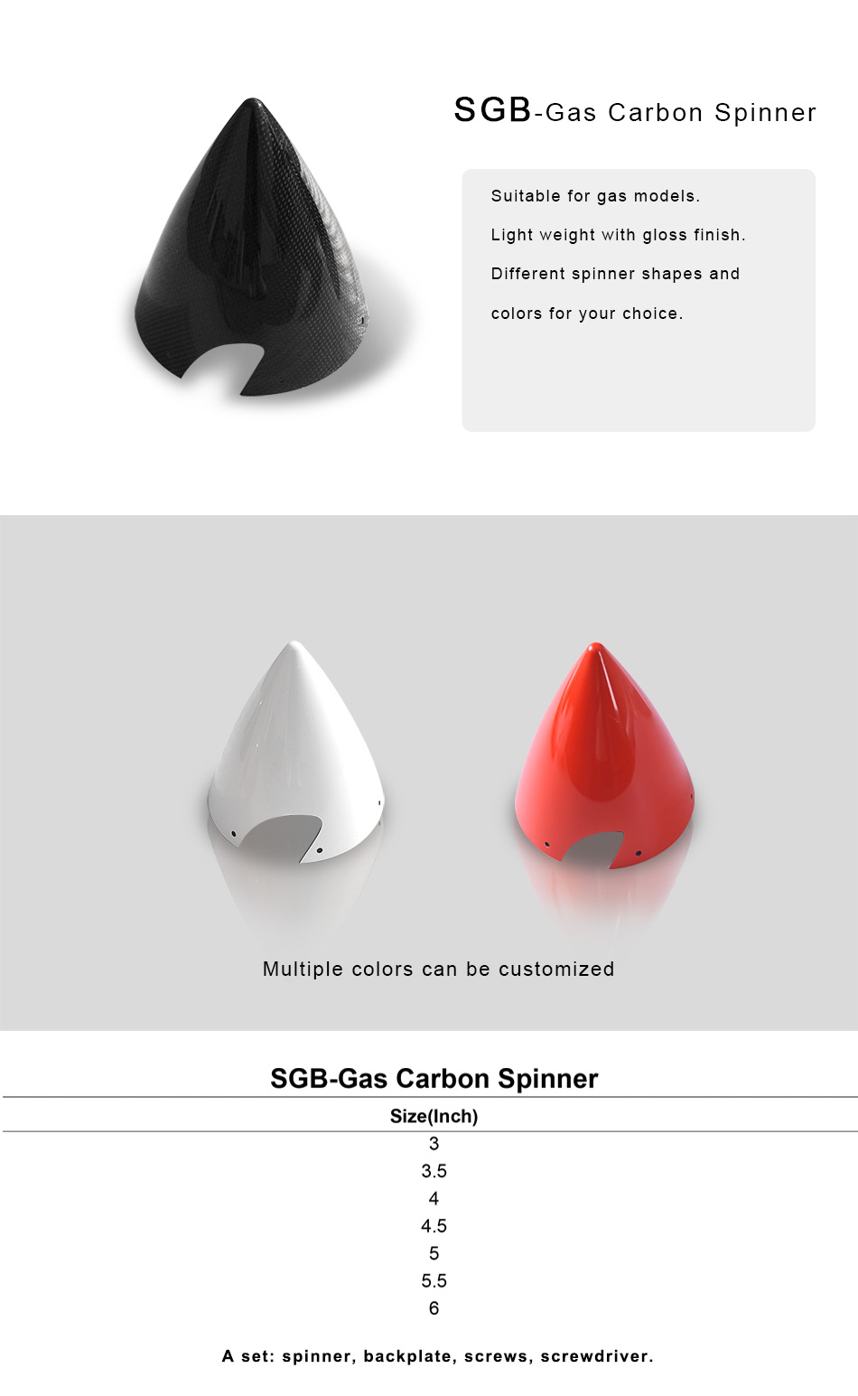 SGB - Gas Spinner-Accessories-Products - FALCON